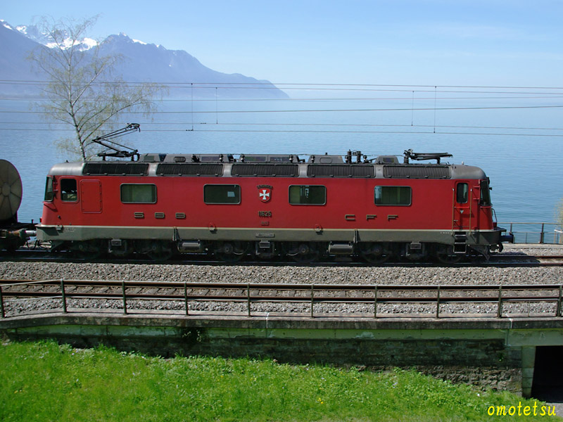 Switzerland railway photo.SBB class Re 6/6 electric locomotive headed ...