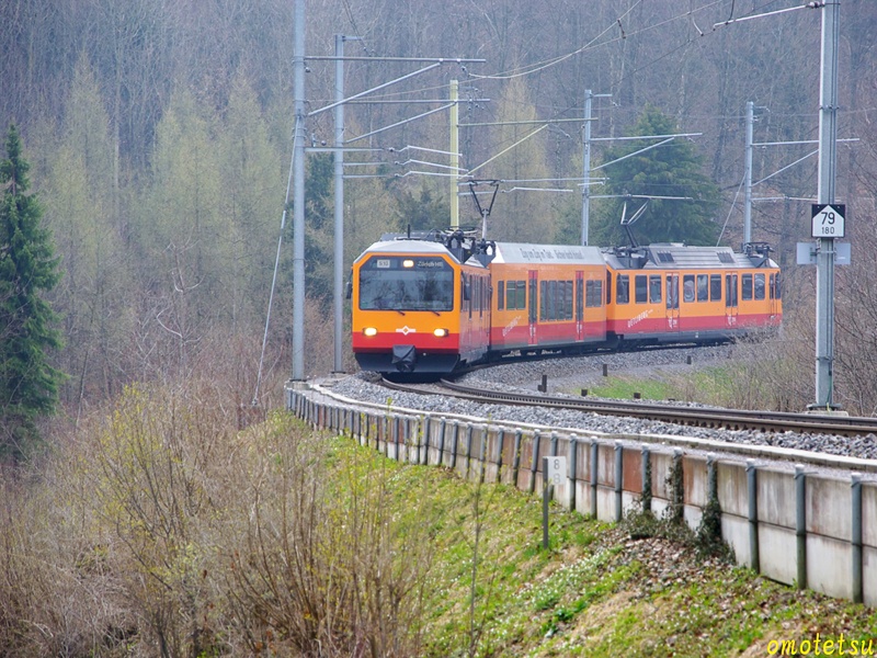Switzerland private railway photo SZU Be 556 No.524 DC EMU, withdrawn ...